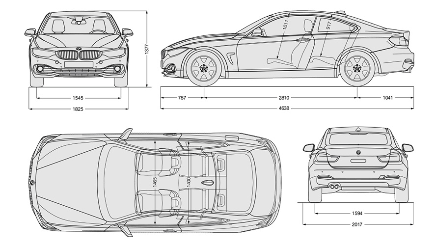 BMW Σειρά 4 Coupé : Τεχνικά χαρακτηριστικά